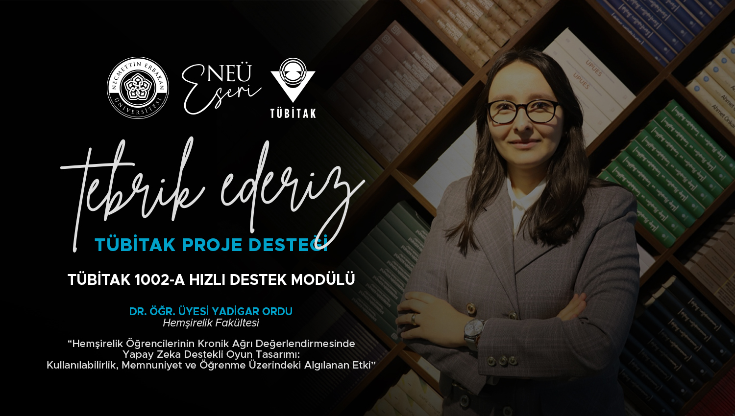 Öğretim Üyemiz Ordu’nun Yapay Zeka Destekli Hemşirelik Eğitimi Projesine TÜBİTAK Desteği